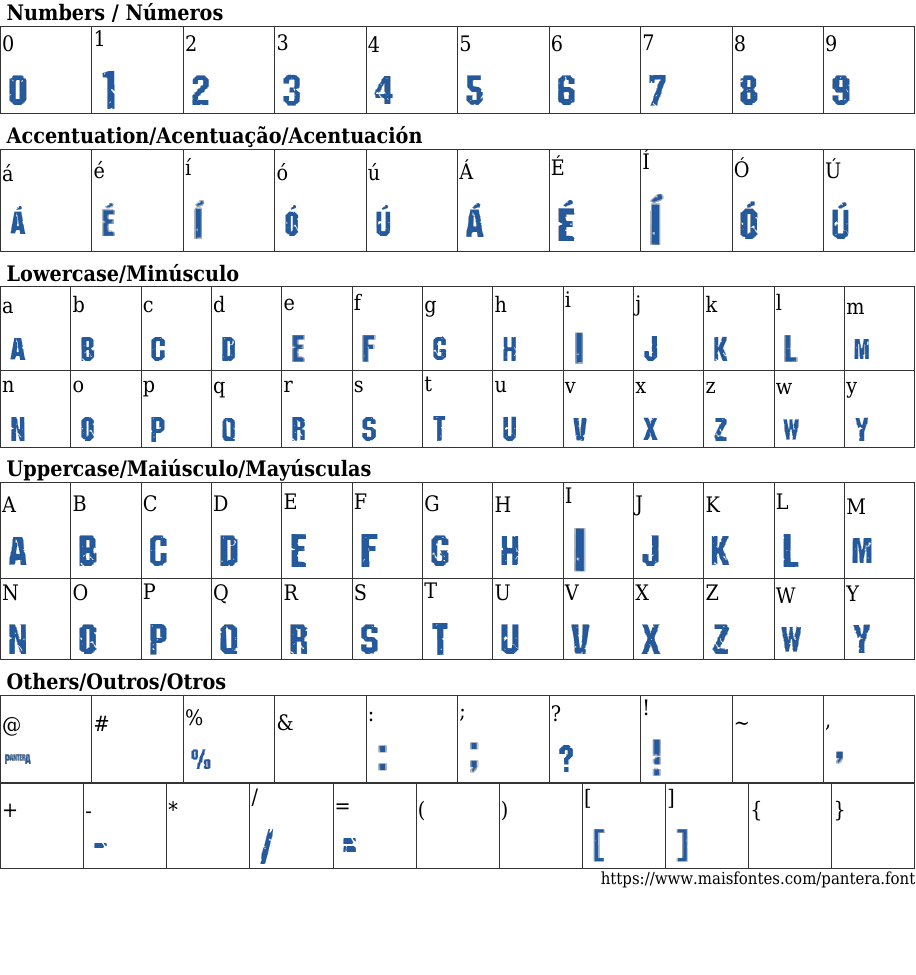 Pantera: Free Font Download | MaisFontes