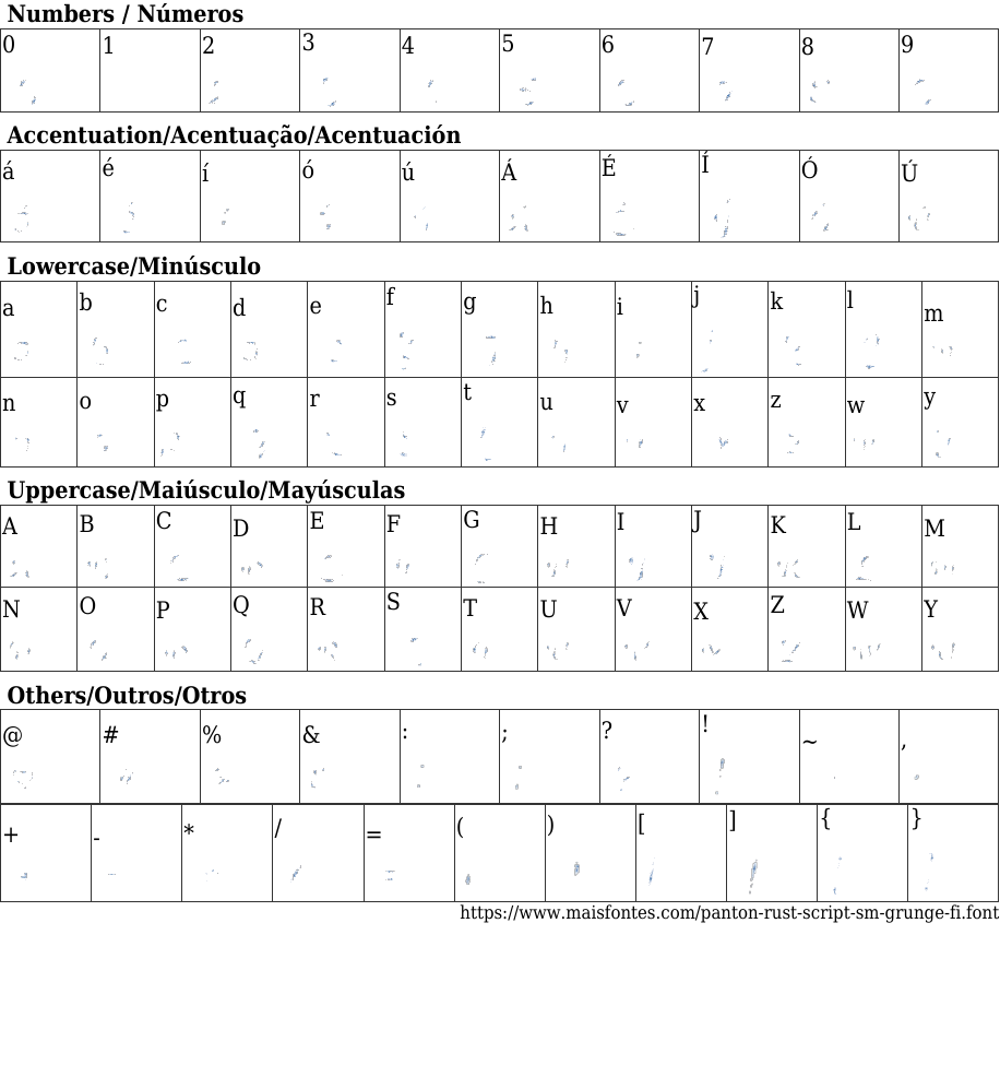 Panton Rust Script Sm Grunge Fi: Free Font Download | MaisFontes