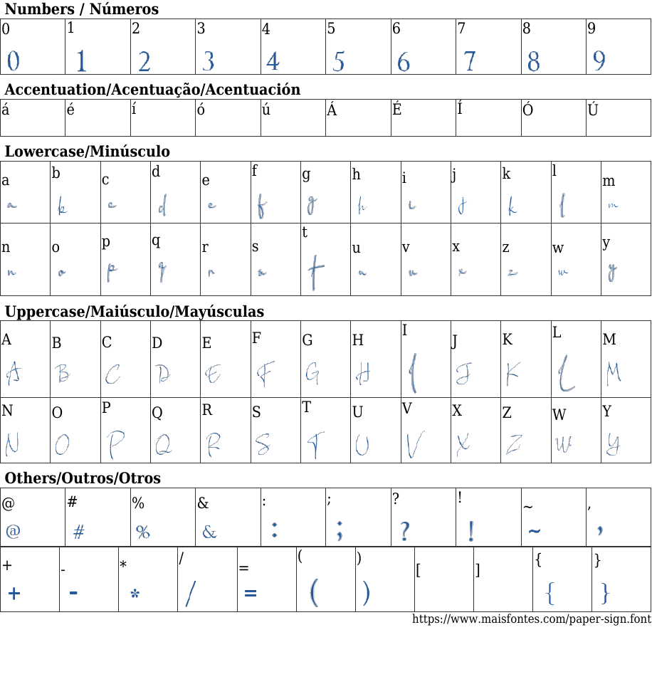 Paper Sign: Free Font Download | MaisFontes