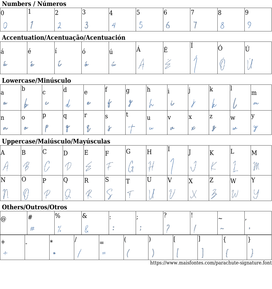 Parachute Signature: Free Font Download | MaisFontes