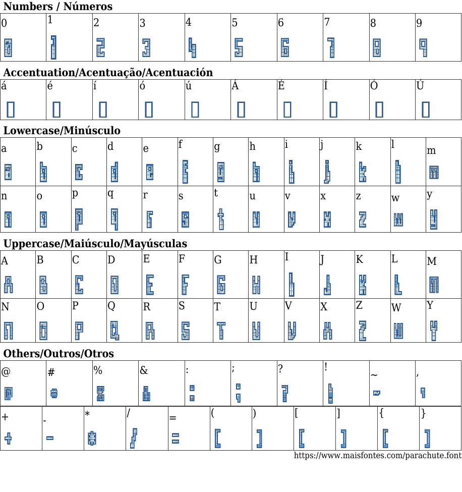 Parachute Font: Free Download | MaisFontes