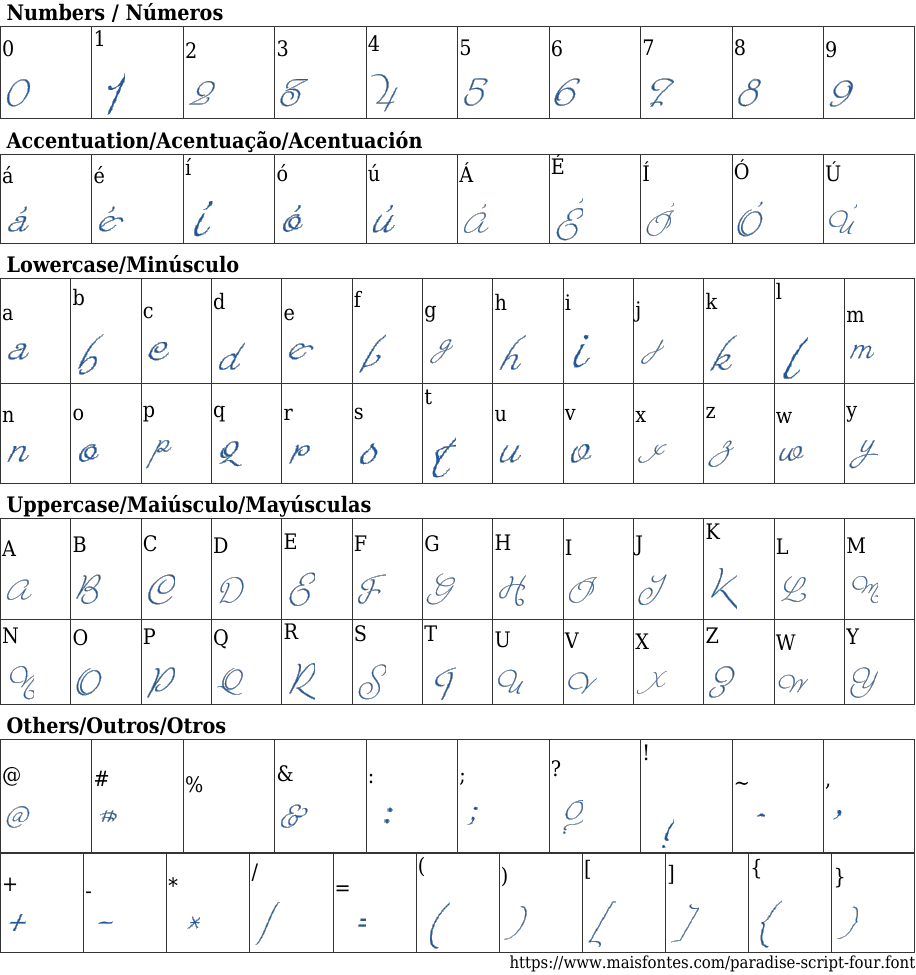 Paradise Script Four: Free Font Download | MaisFontes