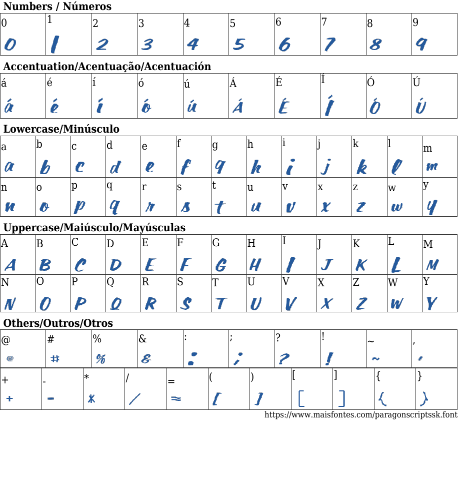 Paragon Script SSK: Free Font Download | MaisFontes