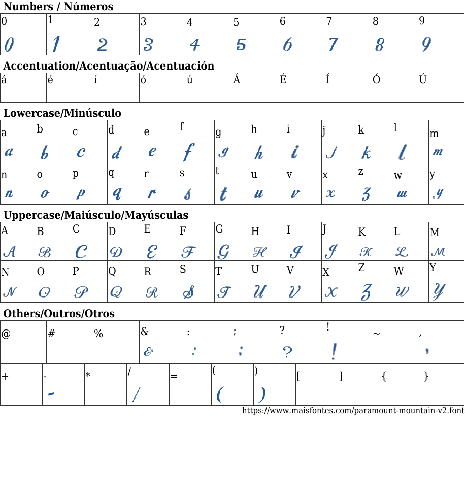 Paramount Mountain v2 Font: Free Download | MaisFontes