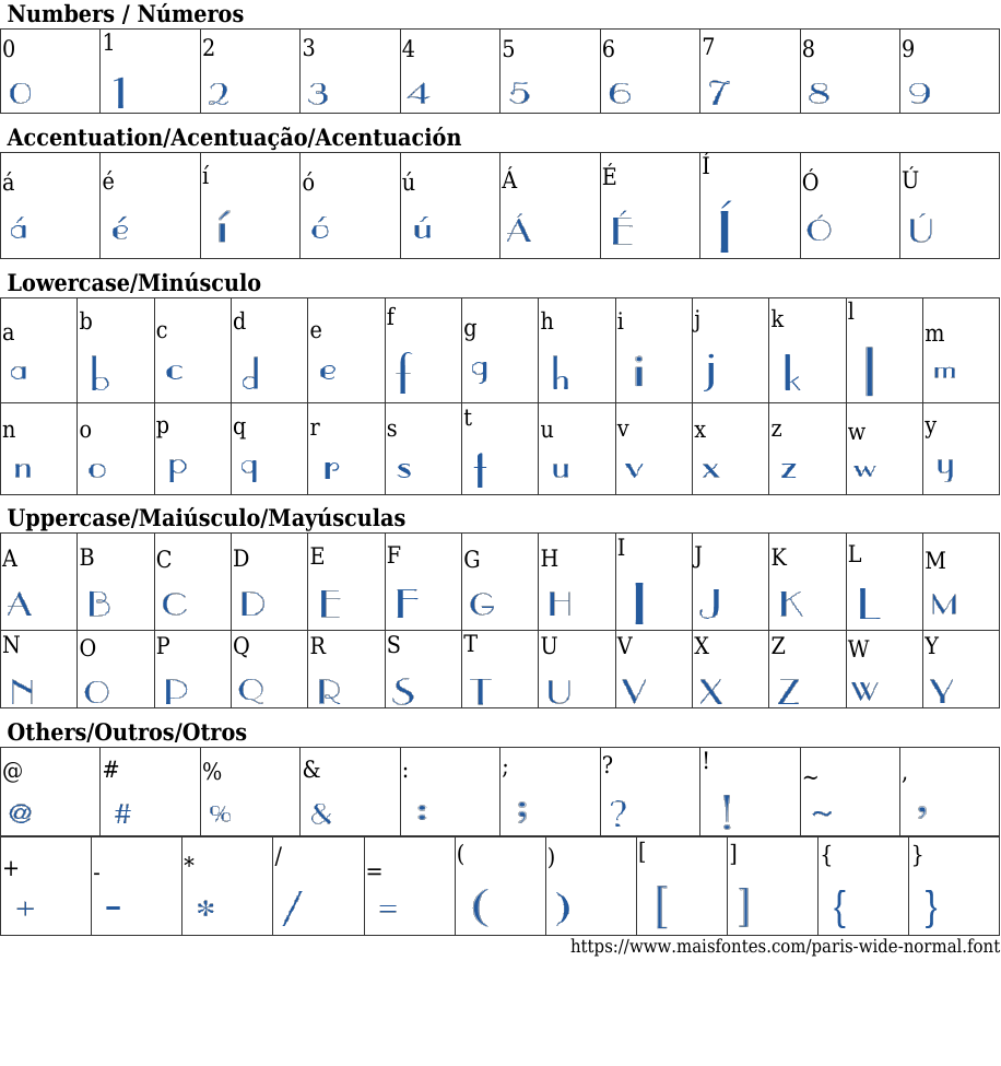 Paris Wide Normal: Free Font Download | MaisFontes