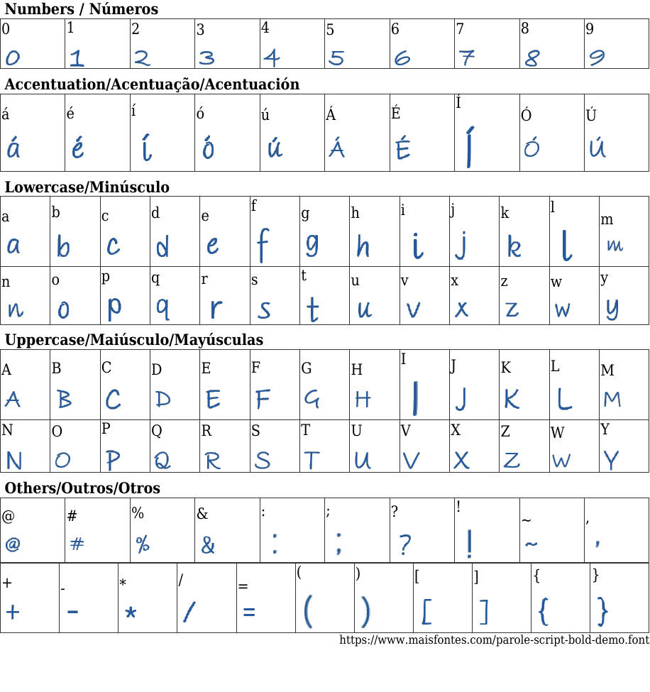 PAROLE Script Bold Demo: Baixar Fonte Grátis | MaisFontes