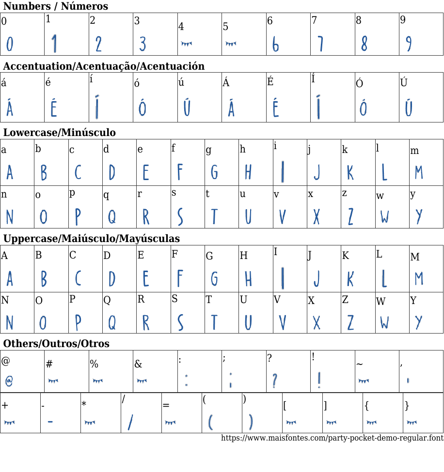 Party Pocket Regular: Baixar Fonte Grátis | MaisFontes