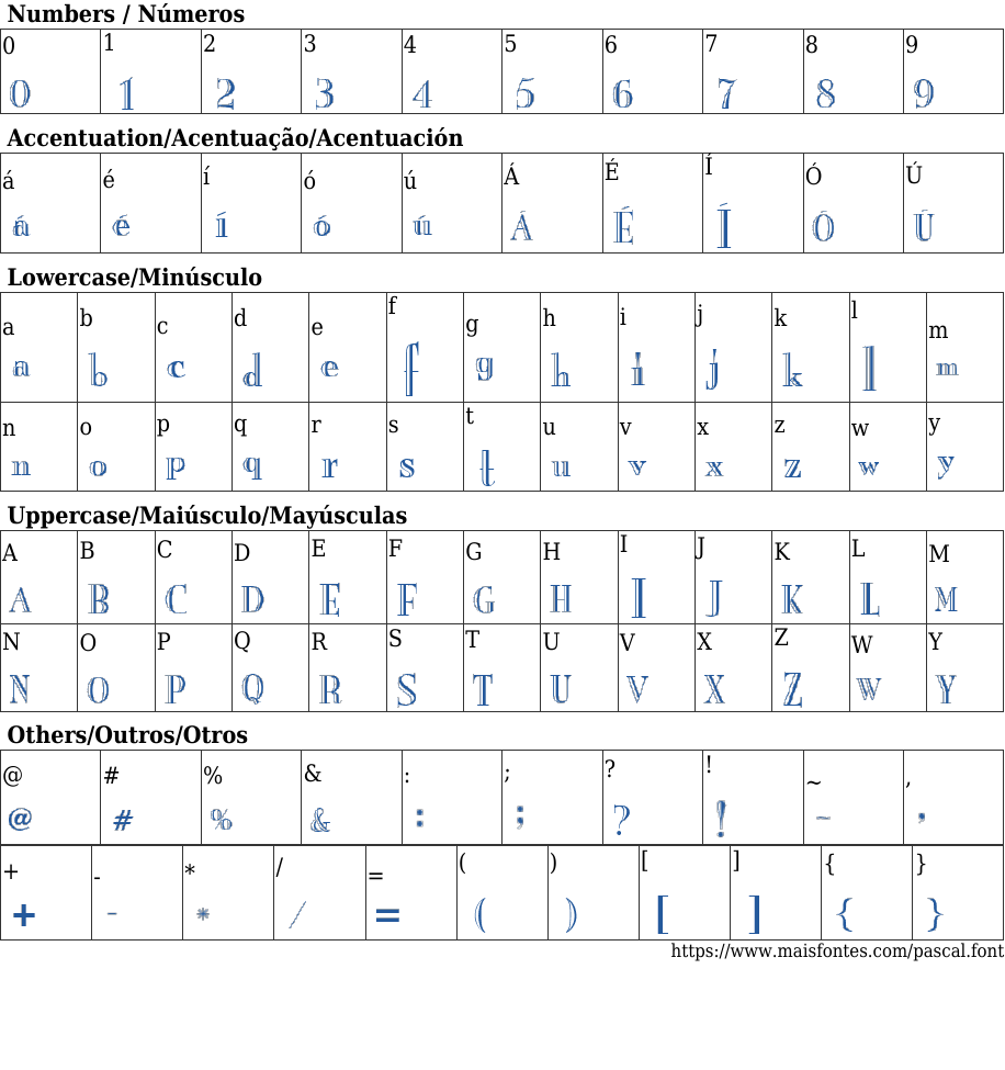 Pascal: Free Font Download | MaisFontes