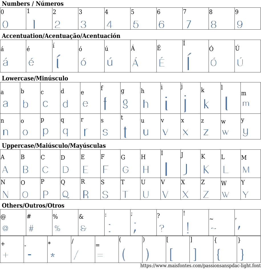 Passion Sans PDac Light: Free Font Download | MaisFontes