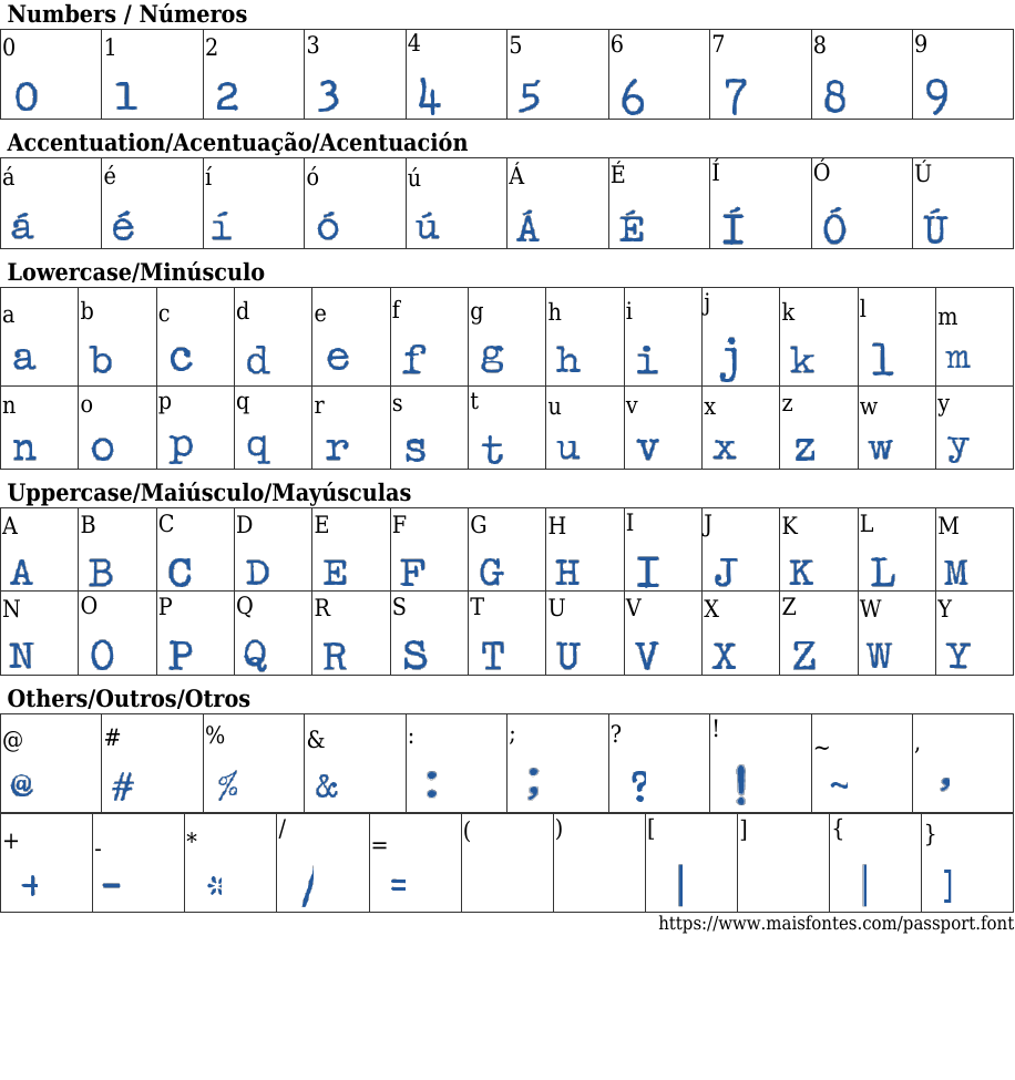 Passport: Free Font Download | MaisFontes