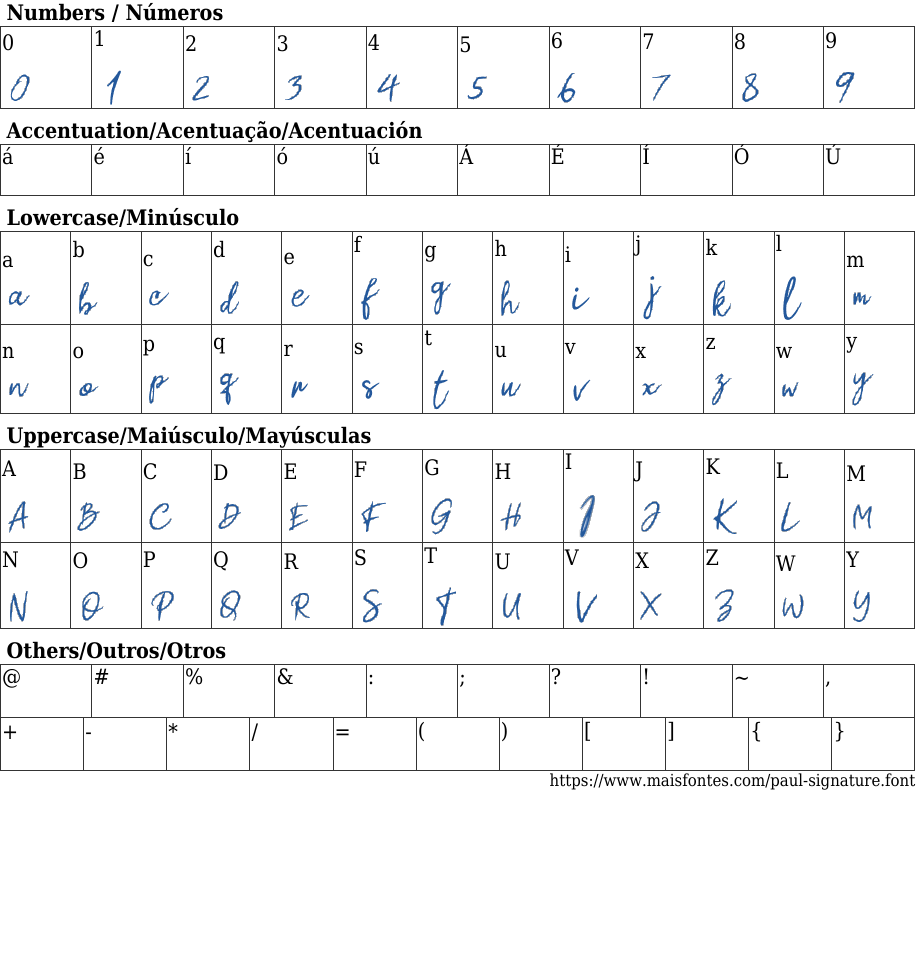 Paul Signature: Baixar Fonte Grátis | MaisFontes