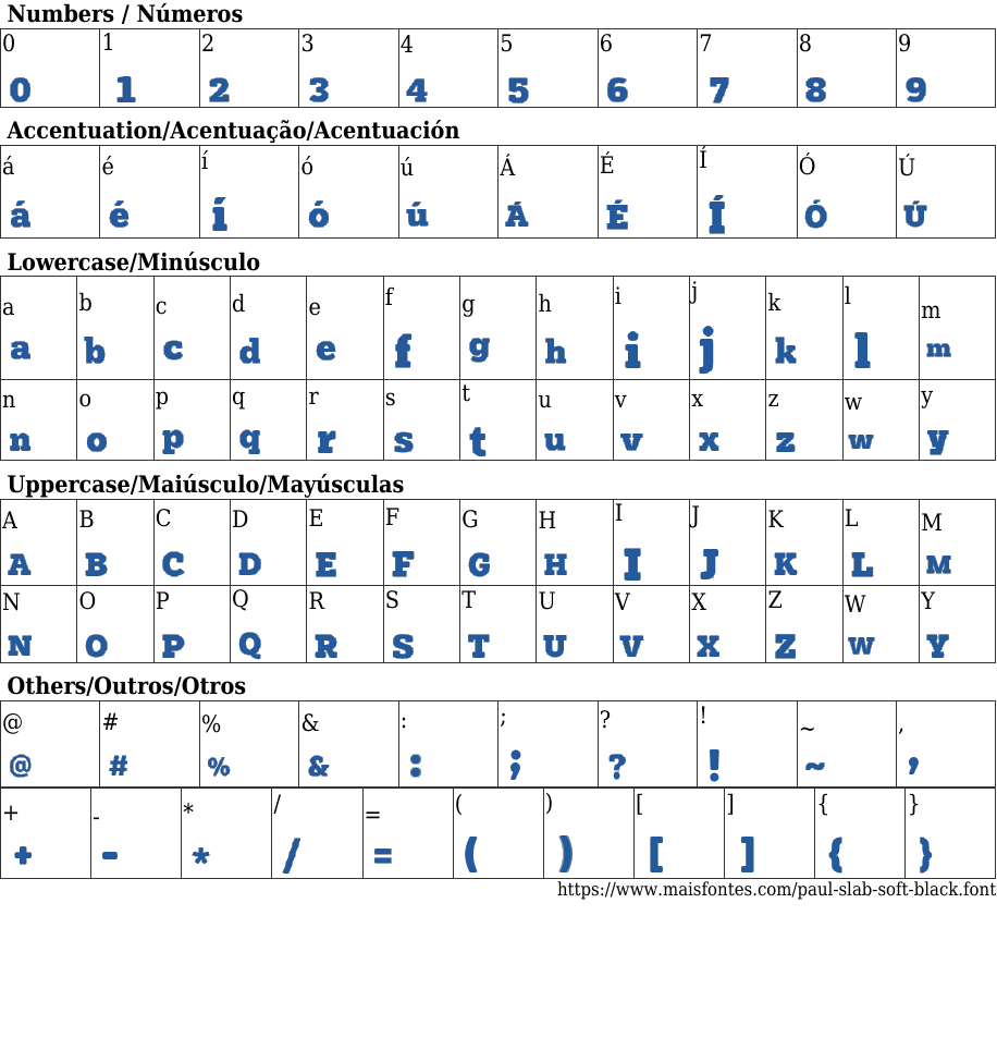 Paul Slab Soft Black: Baixar Fonte Grátis | MaisFontes