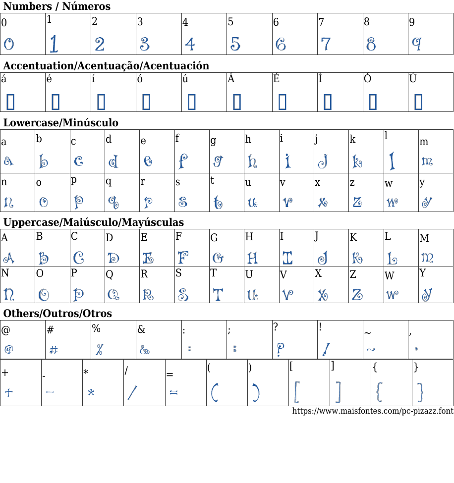 PC Pizazz: Baixar Fonte Grátis | MaisFontes