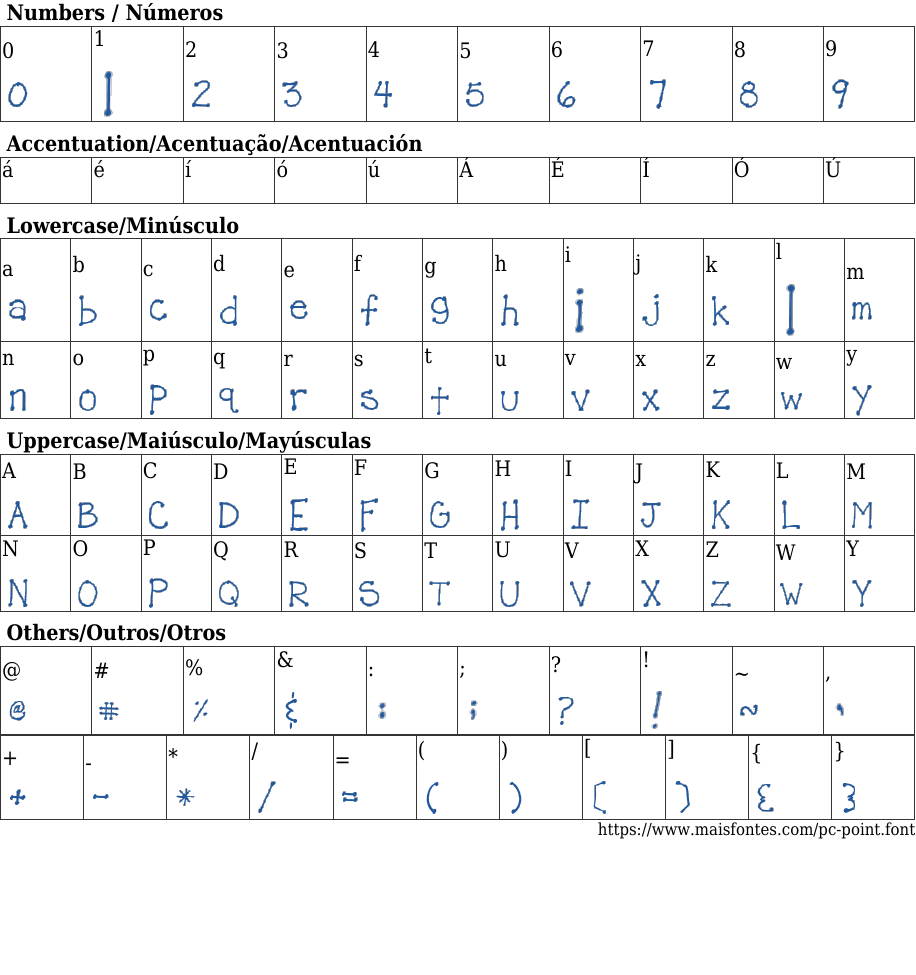 PC Point: Free Font Download | MaisFontes