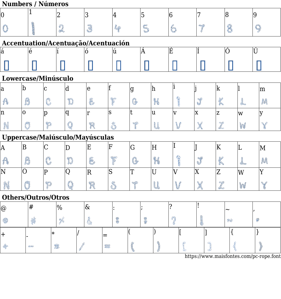 PC Rope: Free Font Download | MaisFontes