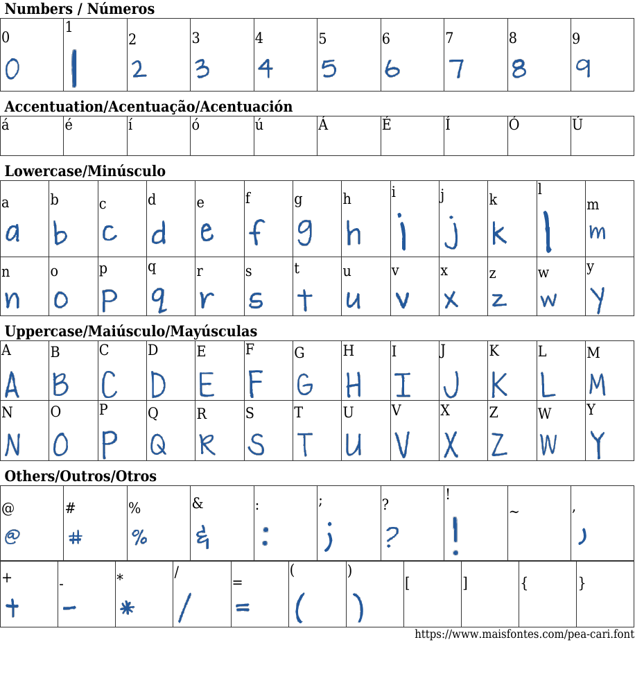 Pea Cari: Free Font Download | MaisFontes