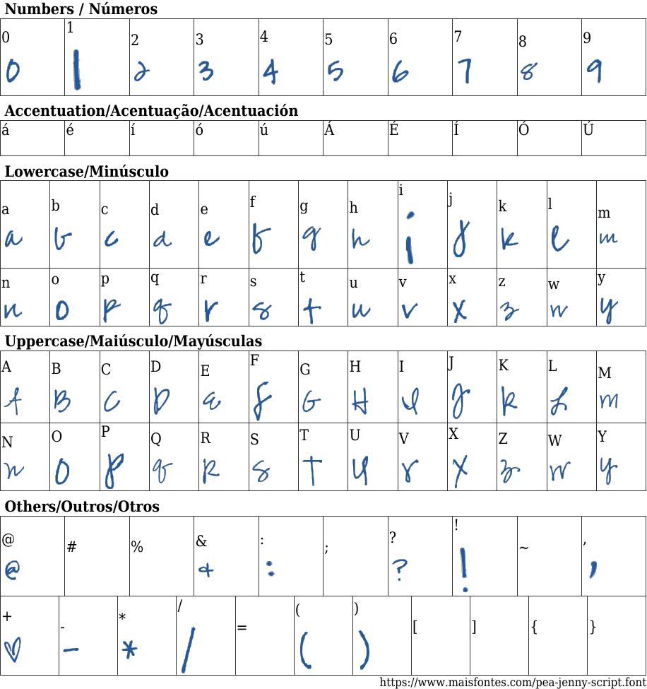 Pea Jenny Script: Free Font Download | MaisFontes