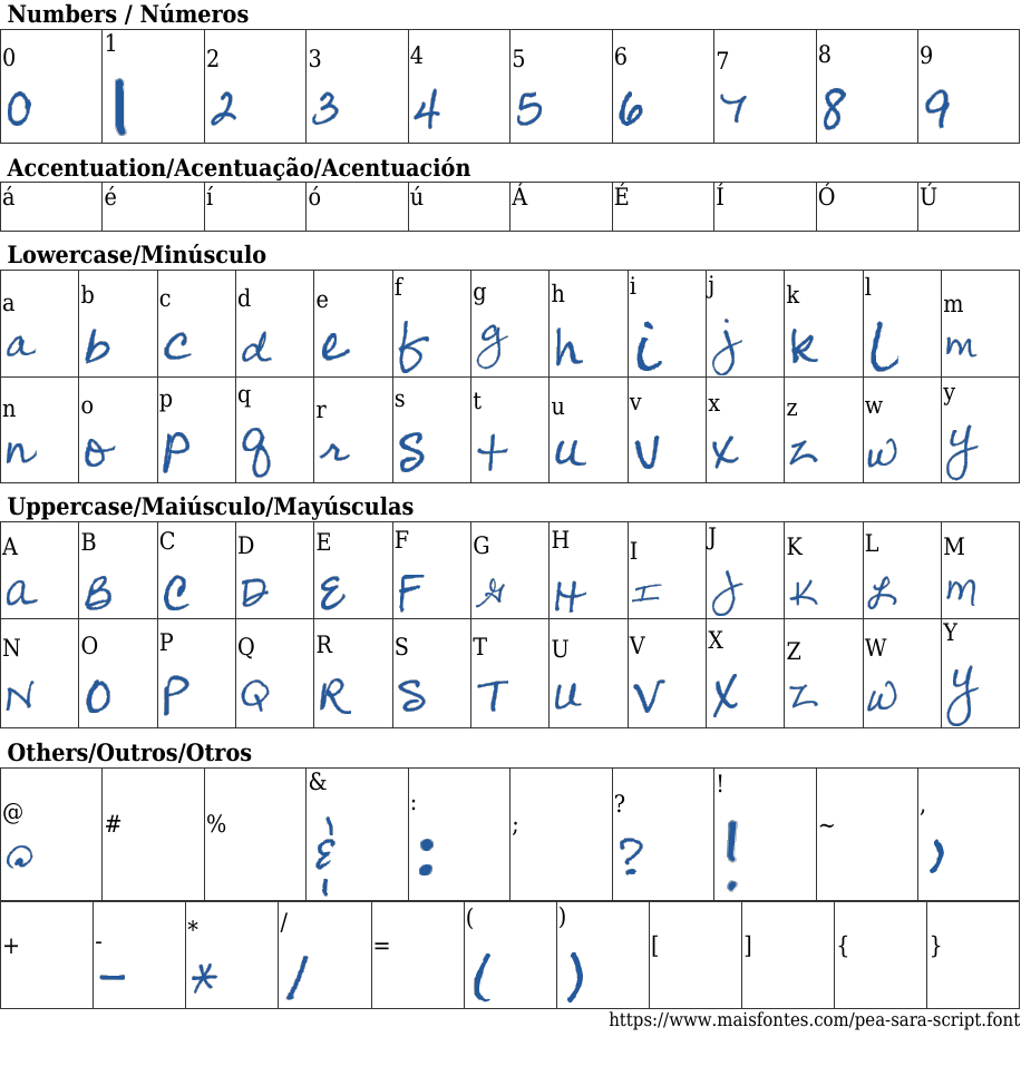 Pea Sara Script: Free Font Download | MaisFontes