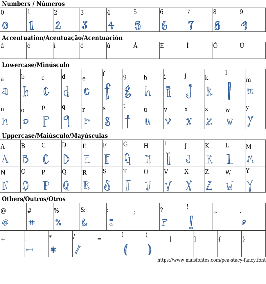 Pea Stacy Fancy Font: Free Download | MaisFontes