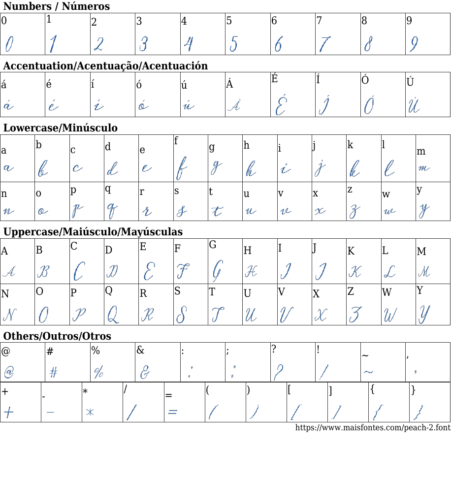 Peach Calligraphy: Free Font Download | MaisFontes