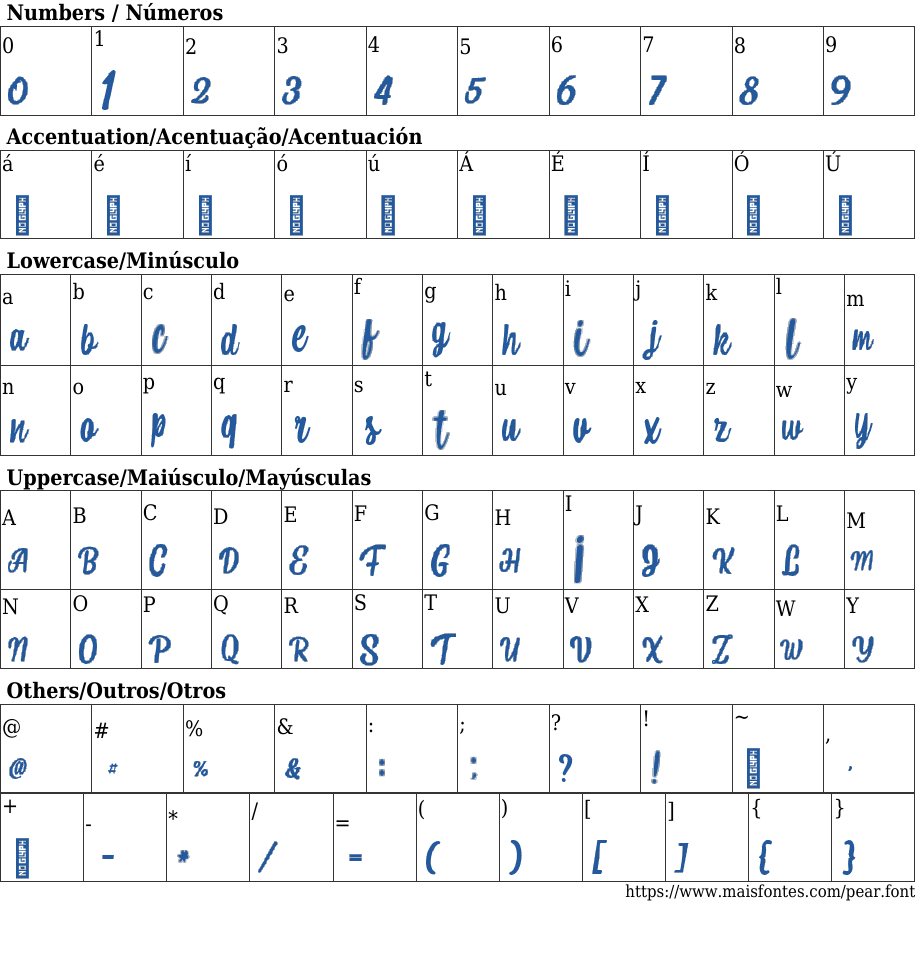 Pear: Free Font Download | MaisFontes