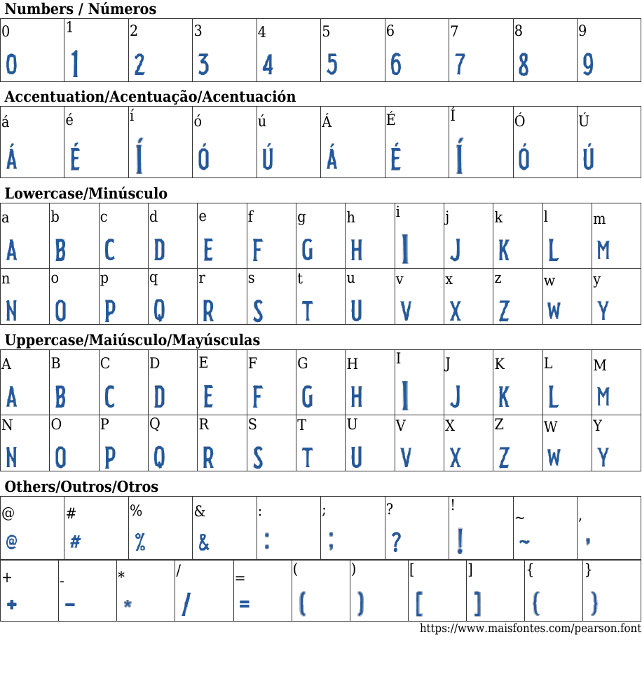 Pearson: Free Font Download | MaisFontes