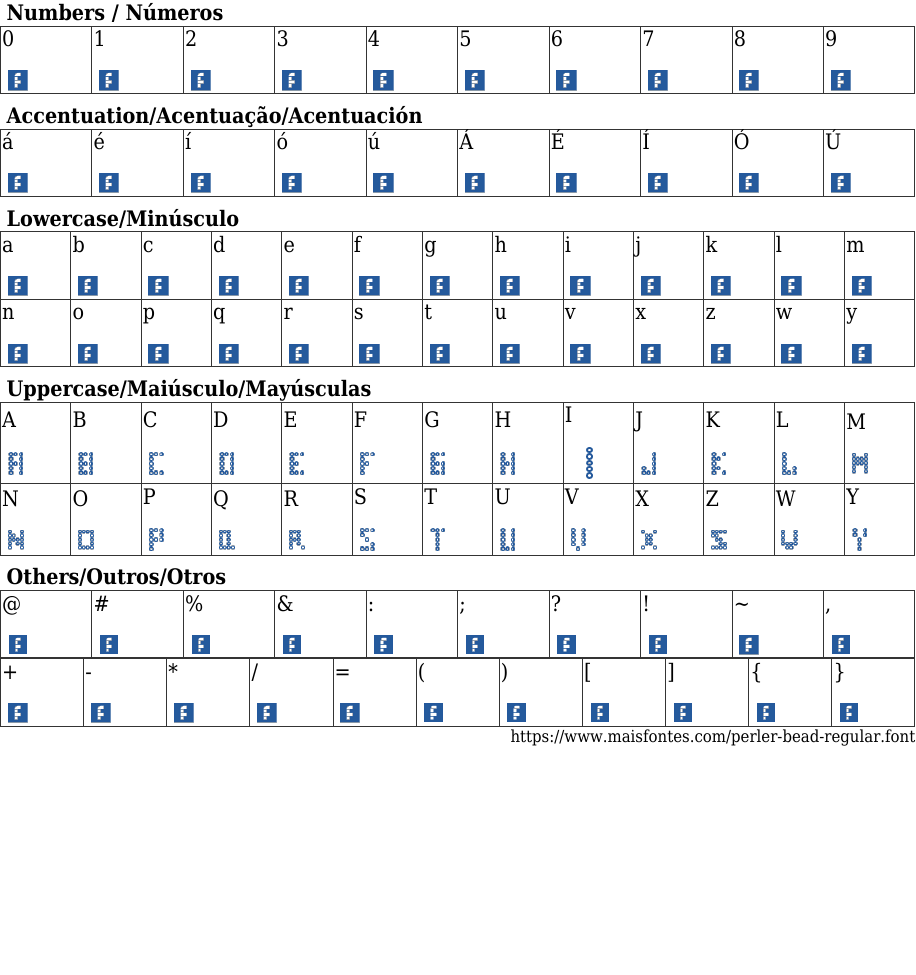 Perler Bead Regular: Free Font Download | MaisFontes