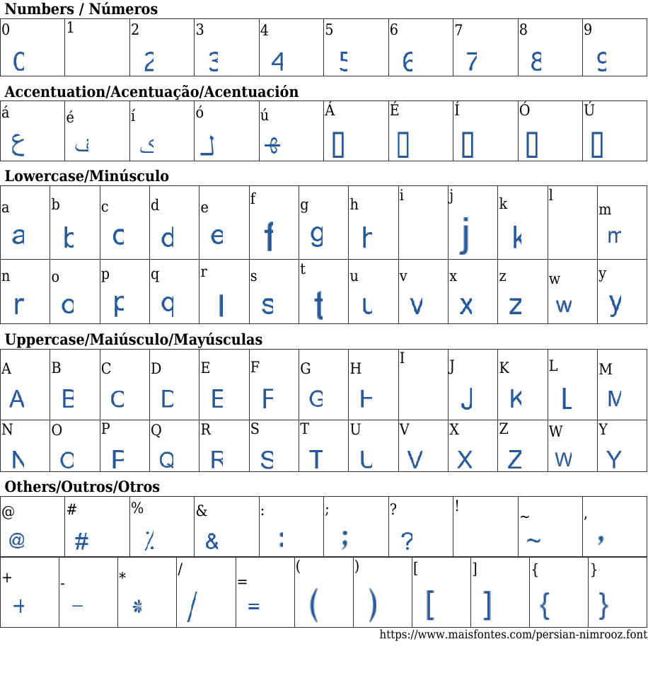 Persian Nimrooz: Baixar Fonte Grátis | MaisFontes