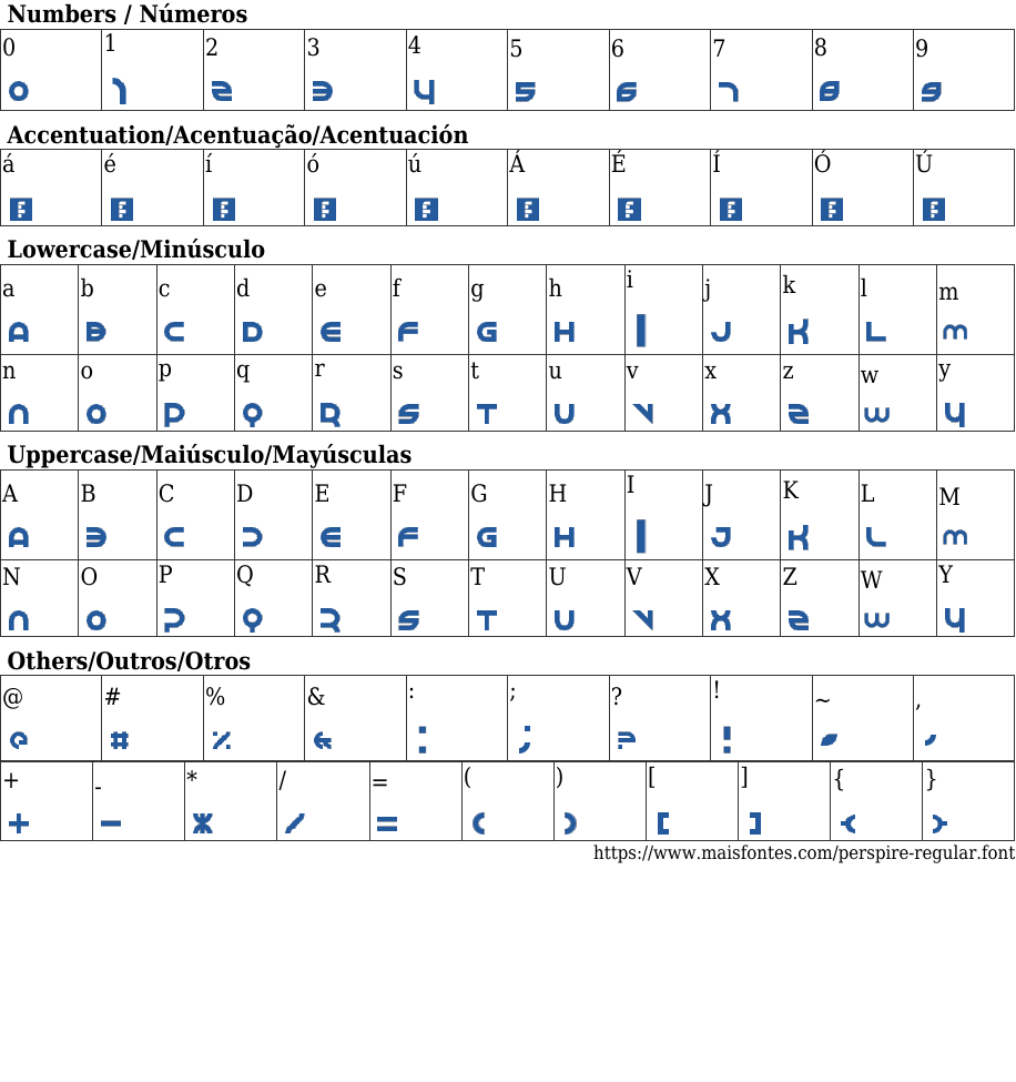 Perspire Regular: Baixar Fonte Grátis | MaisFontes
