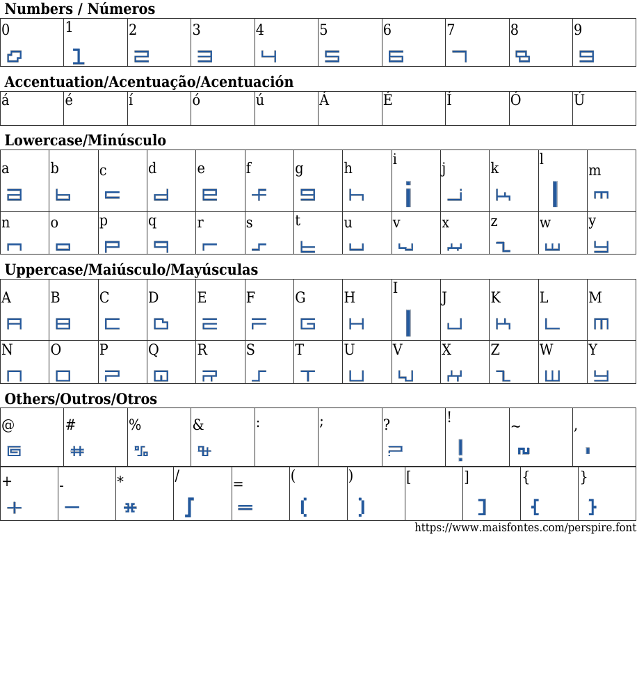 PerSPire: Baixar Fonte Grátis | MaisFontes