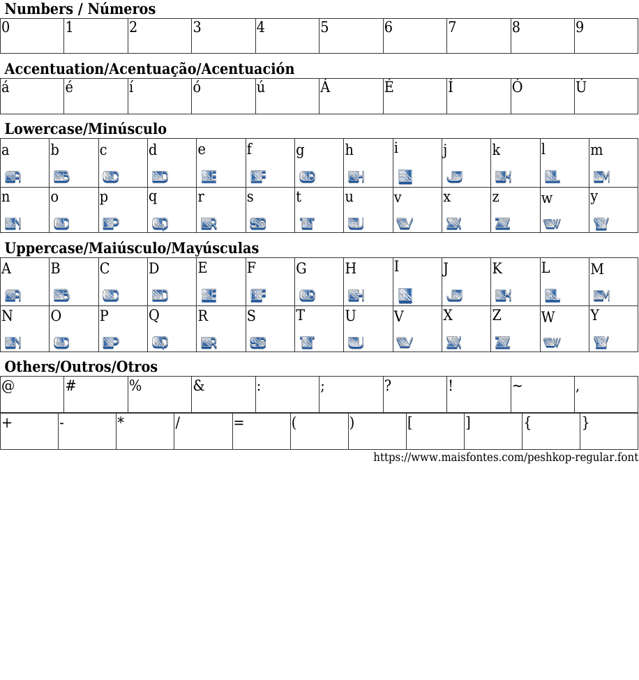 Peshkop Regular: Baixar Fonte Grátis | MaisFontes