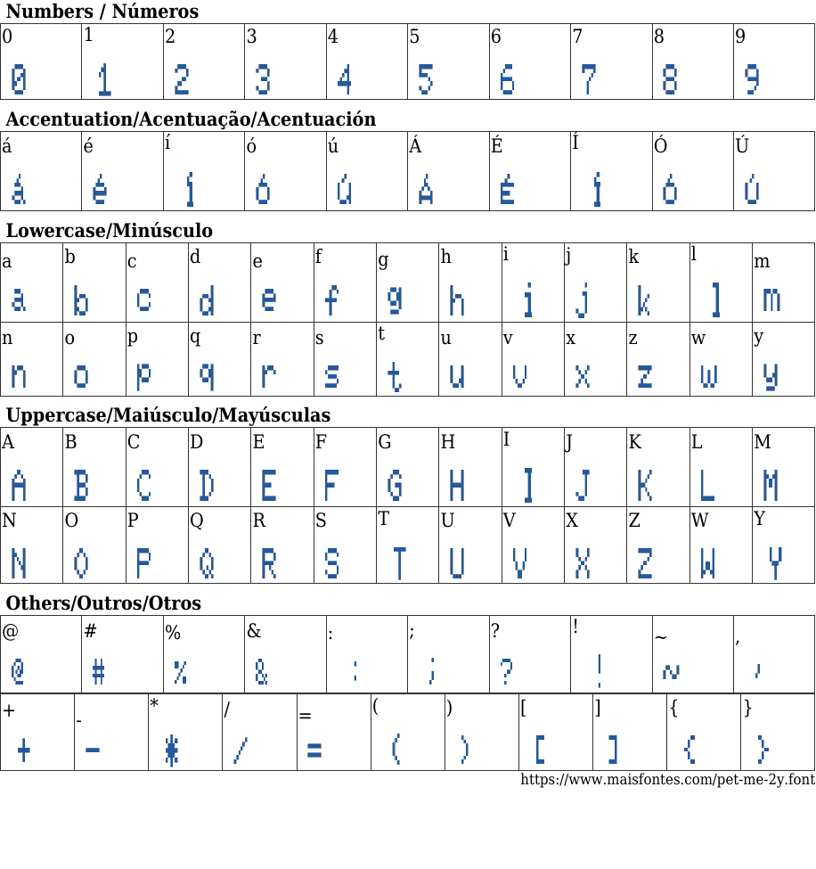 Pet Me 2Y: Free Font Download | MaisFontes