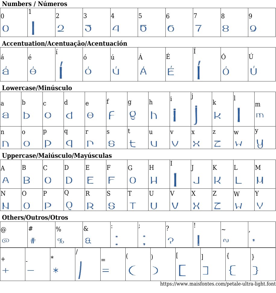 Petale Ultra Light Font: Free Download | MaisFontes