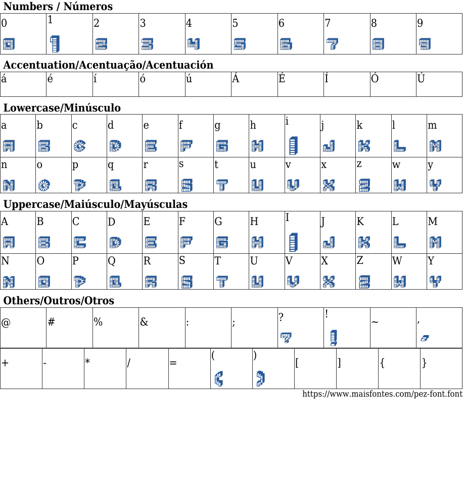 PEZ: Baixar Fonte Grátis | MaisFontes