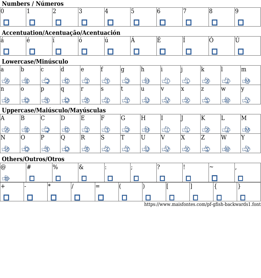 Pf gfish backwards1: Baixar Fonte Grátis | MaisFontes
