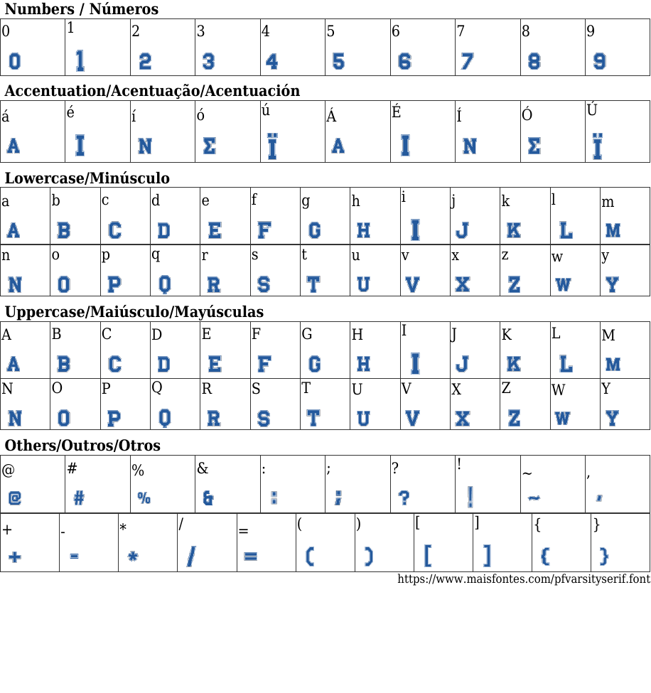 Varsity Wide Serif: Free Font Download | MaisFontes