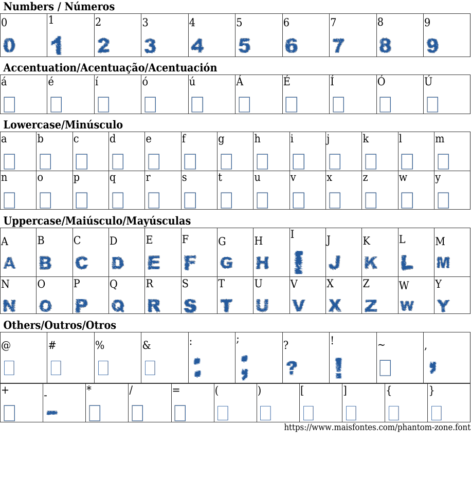PHANTOM ZONE: Baixar Fonte Grátis | MaisFontes