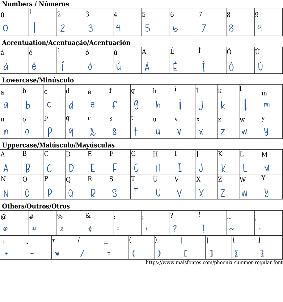 Phoenix Summer Regular: Free Font Download | MaisFontes