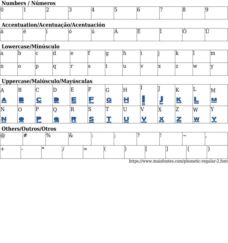 PHONETIC REGULAR: Free Font Download | MaisFontes