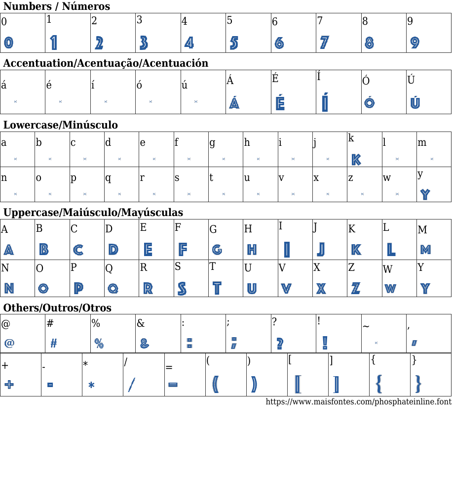 PHOSPHATE INLINE font download | MaisFontes.com