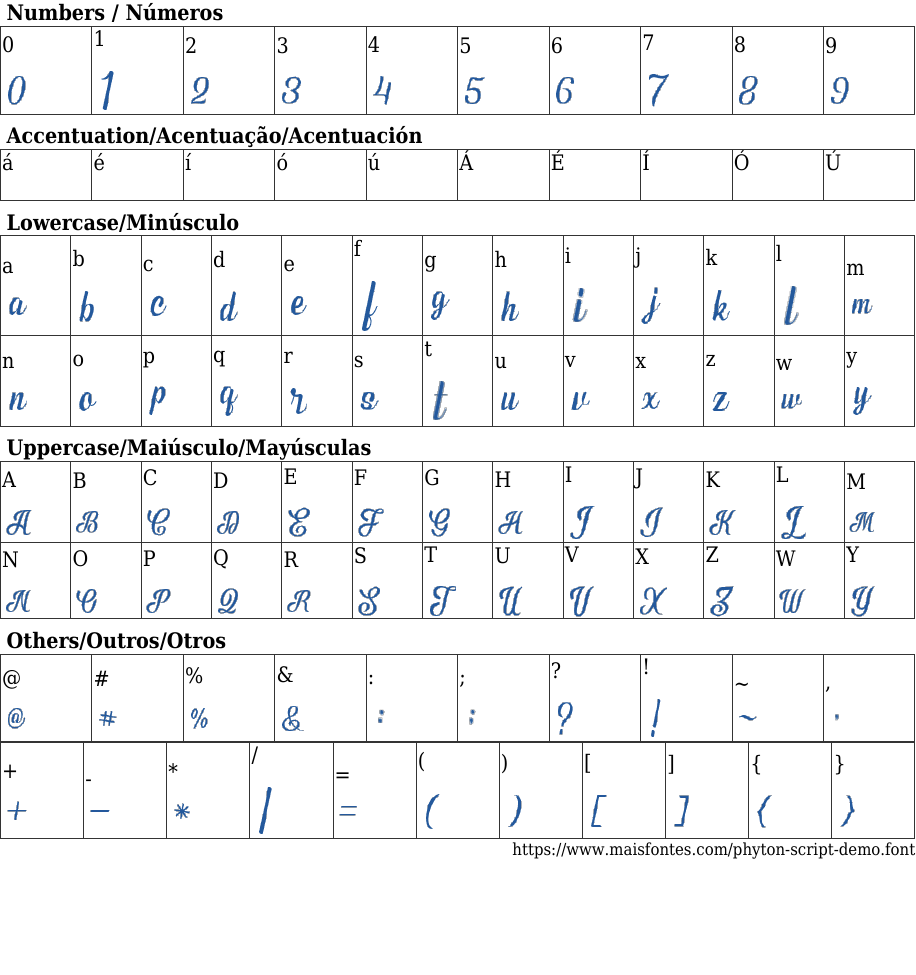 Phyton Script Demo: Free Font Download | MaisFontes