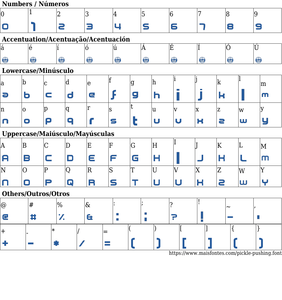 Pickle Pushing: Baixar Fonte Grátis | MaisFontes