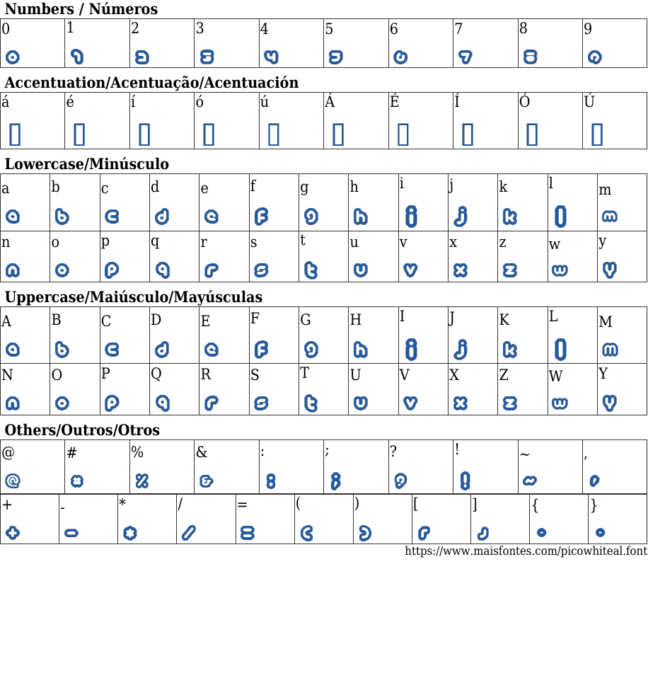 Pico White Alternate: Free Font Download | MaisFontes