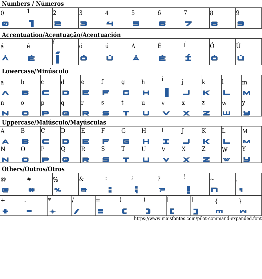 Pilot Command Expanded: Free Font Download | MaisFontes