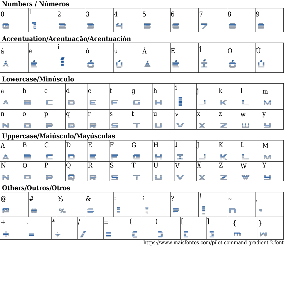 Pilot Command Gradient 2: Free Font Download | MaisFontes