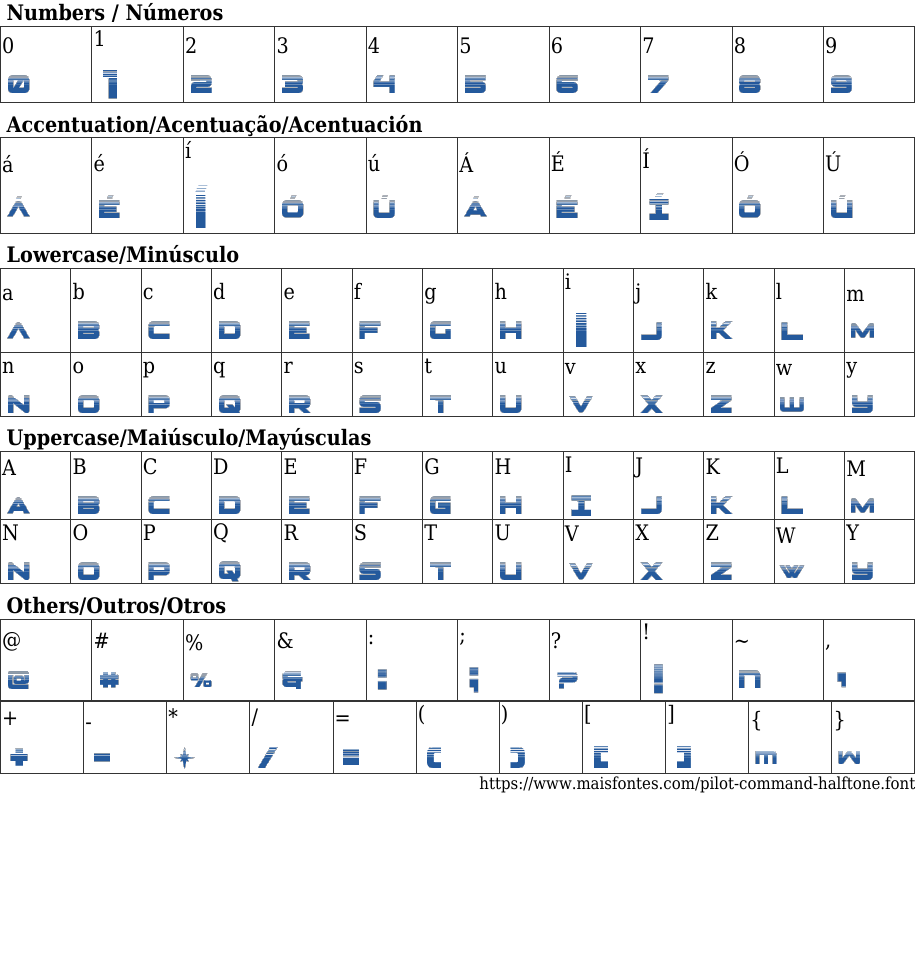 Pilot Command Halftone: Free Font Download | MaisFontes