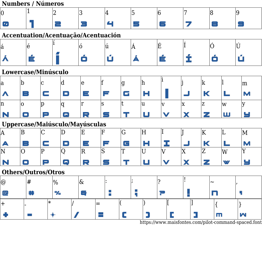 Pilot Command Spaced: Free Font Download | MaisFontes