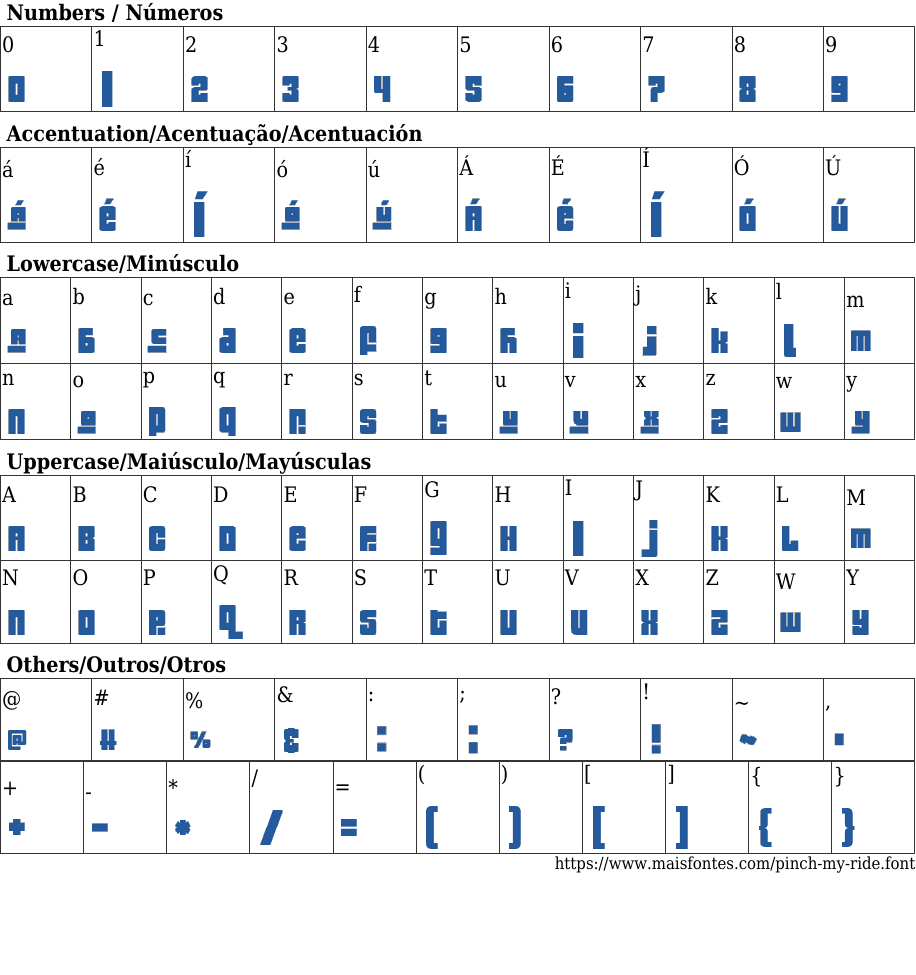Pinch My Ride: Baixar Fonte Grátis | MaisFontes