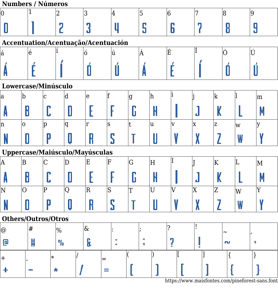 Pineforest Sans: Baixar Fonte Grátis | MaisFontes