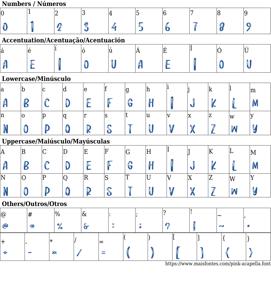 Pink Acapella: Baixar Fonte Grátis | MaisFontes